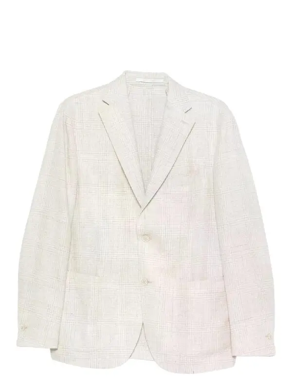 Eleventy Single Breasted Soft Jacket - Neutrals