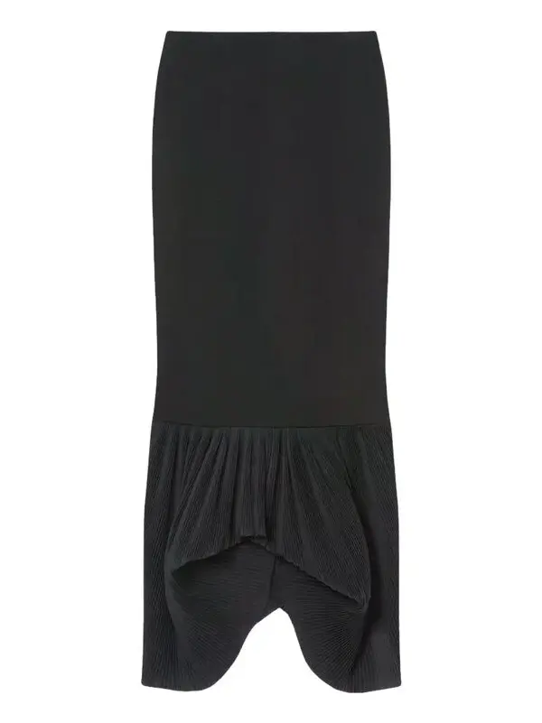 Co Collection Ruffled Skirt - Black