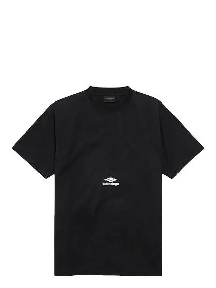 Balenciaga 3b Sports Icon T-shirt - Washed Black