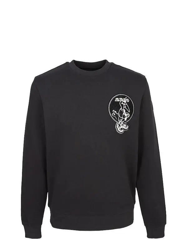 Moncler Logo Sweatshirt - Black