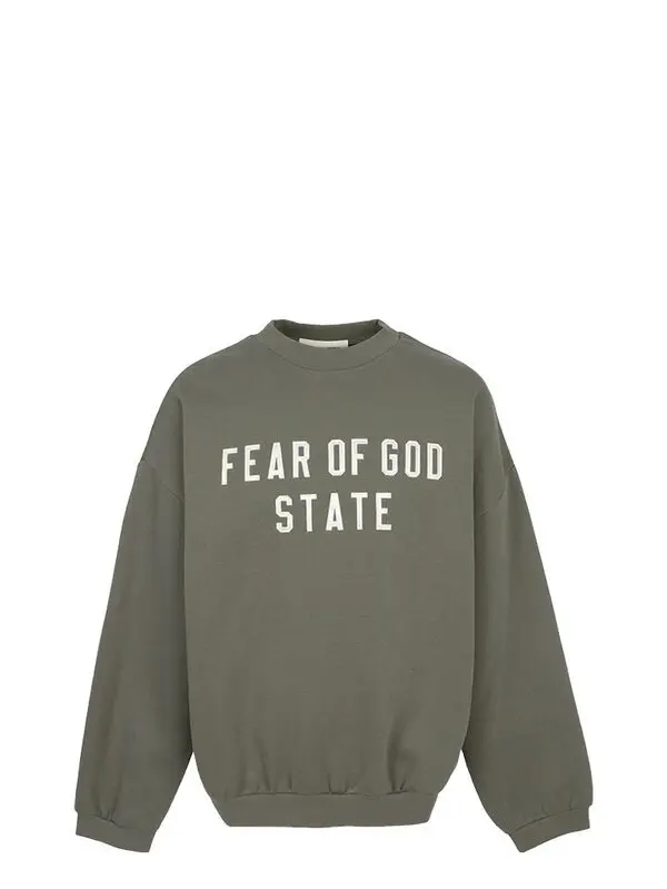 Fear Of God Essentials Fleece Sweatshirt - Khaki