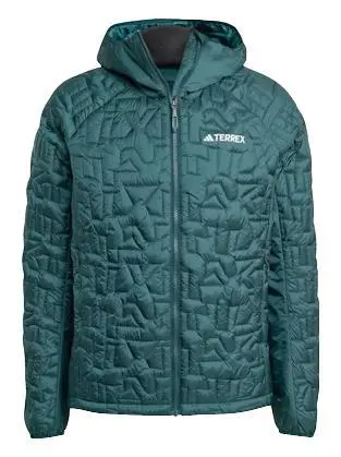 Adidas Terrex Xperior Primaloft Loose Fill Insulated Hooded Jacket - Aurora Ivy