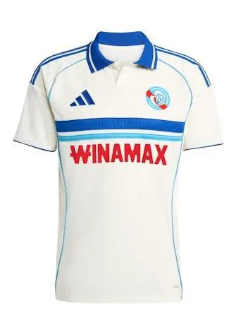 Adidas Rc Strasbourg 25/26 Away Jersey - Cream White