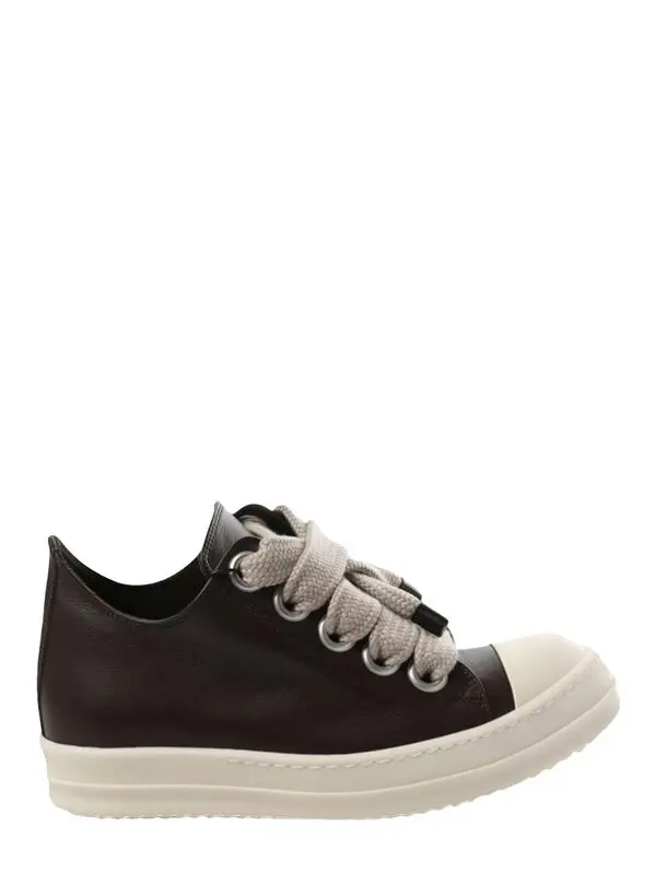 Rick Owens Jumbolace Low Sneakers - Macassar/milk