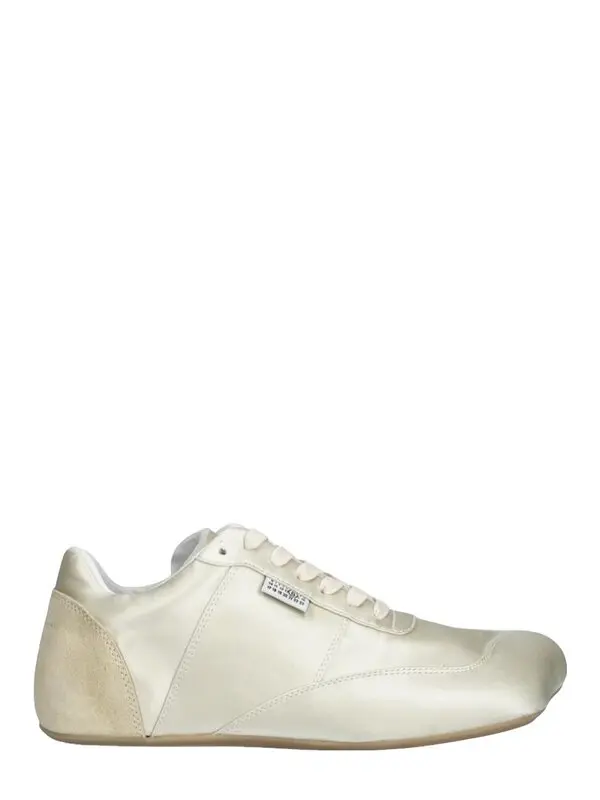 MAISON MARGIELA Low Top Sneaker - White/asparagus