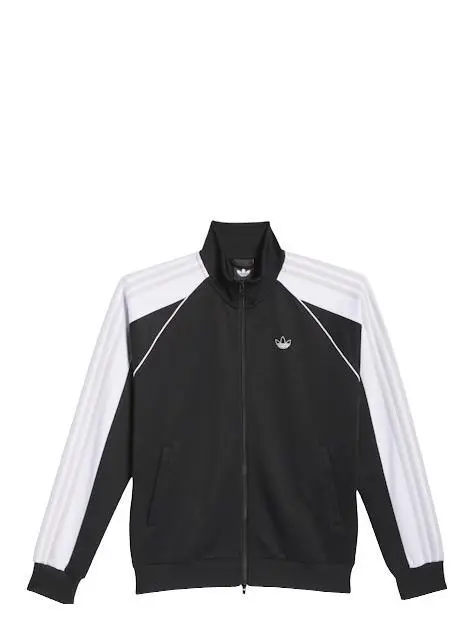 Adidas Tyshawn Track Jacket - Black White Dash Grey