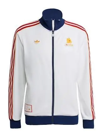 Adidas Terrace Icons Track Top - White Dark Blue