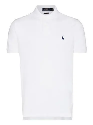 Polo Ralph Lauren Short Sleeve Custom Slim Fit Polo - White