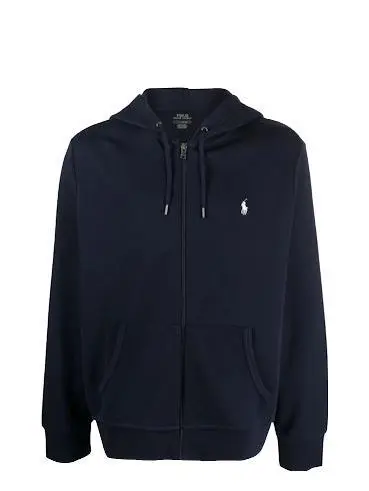 Polo Ralph Lauren Long Sleeve Full Zip Hoodie - Aviator Navy Blue