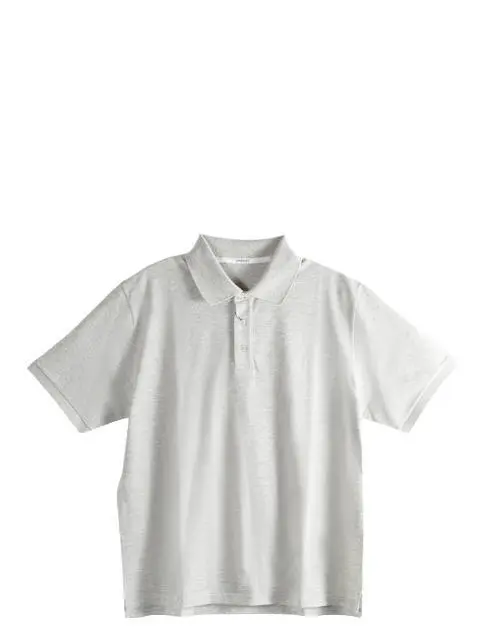 Saint Laurent Classique Bande Polo Shirt - Gris Chine