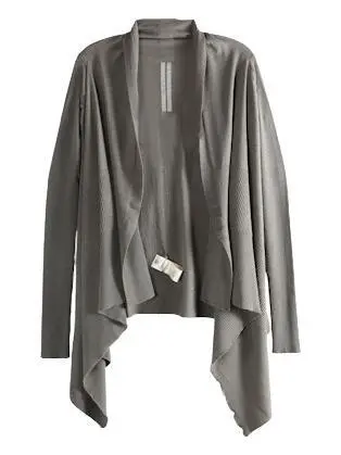 Rick Owens Medium Wrap Cardigan - Dust