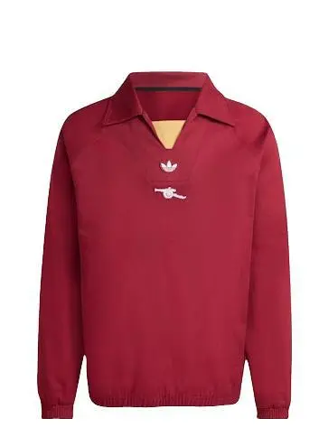 Adidas Arsenal Terrace Icons Drill Sweatshirt - Team Coll Burgundy