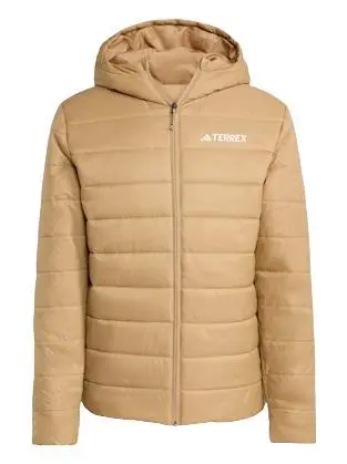 Adidas Essentials Climawarm Insulated Hooded Jacket - Cardboard