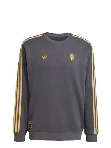 Adidas Terrace Icons Sweatshirt - Manchester United Utility Black