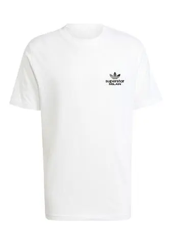 Adidas Milan Superstar Graphic T-shirt - White