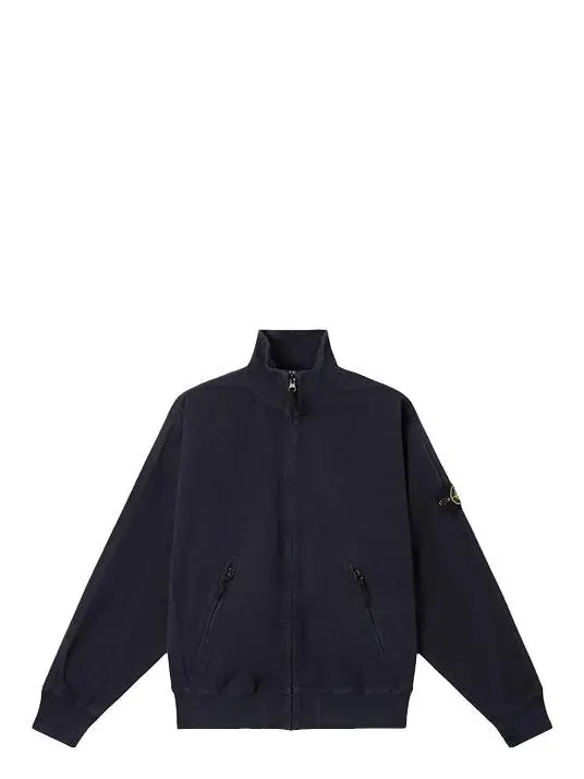 Stone Island Organic Panama Cotton Jacket - Ink Blue