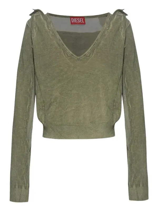 DIESEL® Mdebi Knit - Leaf Green