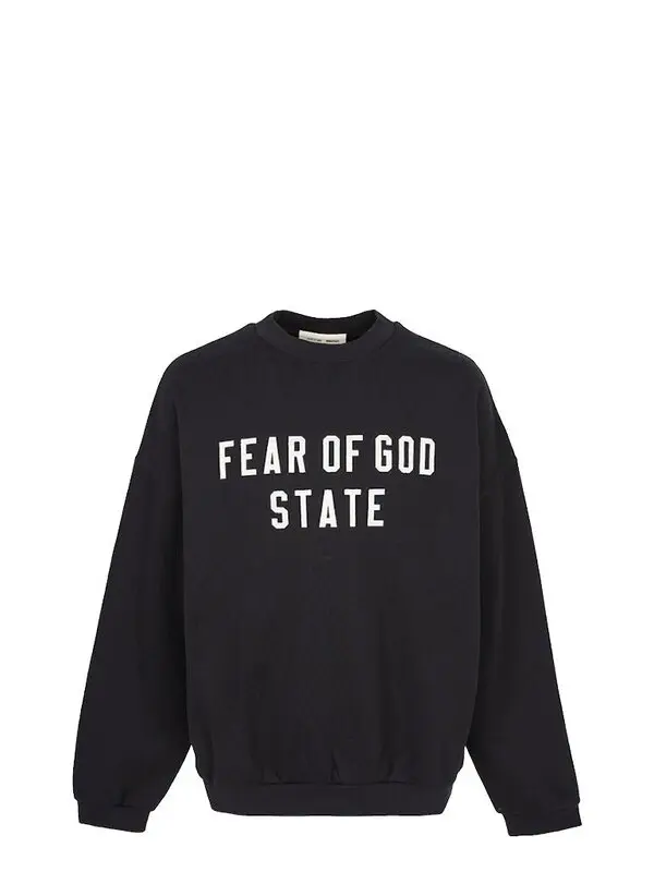 Fear Of God Essential Fleece Sweatshirt - Black
