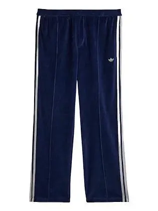Adidas Wales Bonner Velour Track Pant - Collegiate Navy Blue