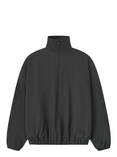 Fear Of God Essentials Tech Nylon Half Zip Track Jacket - Iron Grey