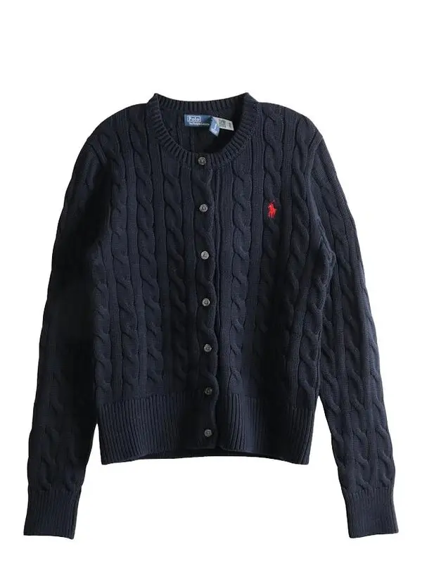 Polo Ralph Lauren Long Sleeve Cardigan - Hunter Navy Blue