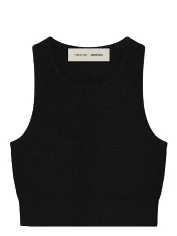 Fear Of God Essentials Waffle Sport Tank - Vintage Black