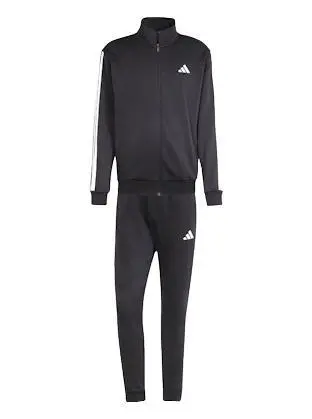 Adidas 3stripes Fleece Tracksuit - Black