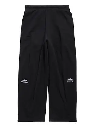 Balenciaga 3b Sports Icon Fleece Sweatpants - Washed Black