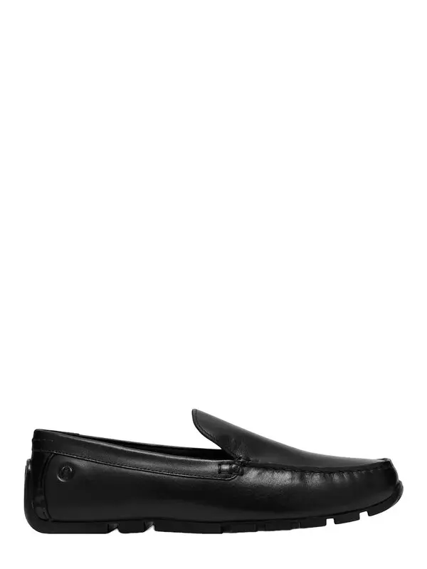 Clarks Corsley Plain Loafer - Black Leather
