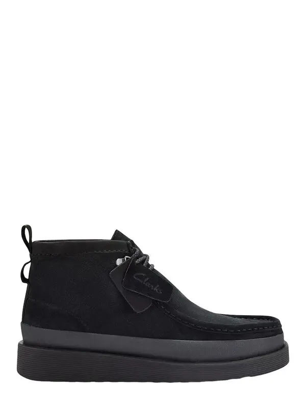 Clarks Wallabee Hi-top Sneakers - Black Suede
