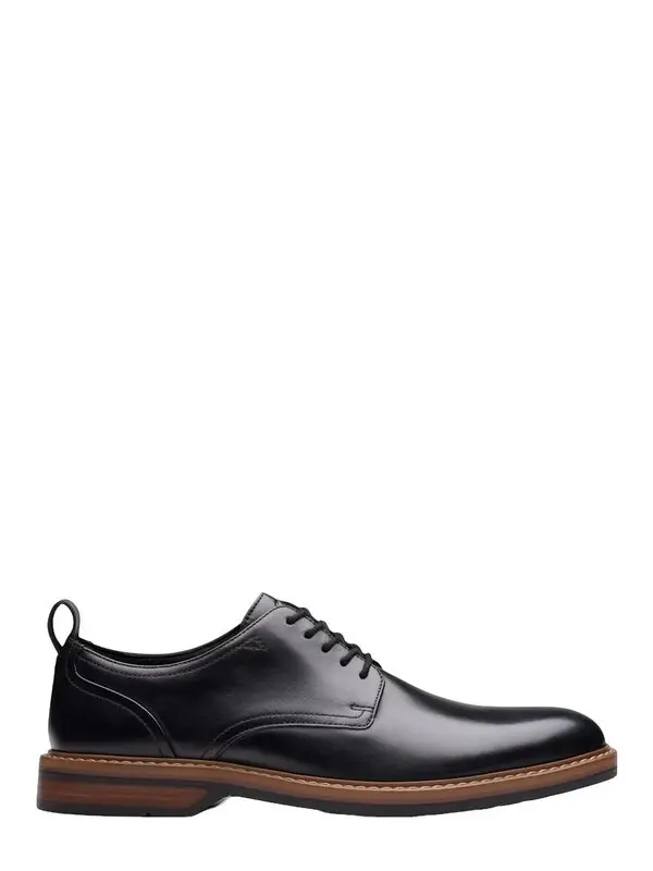Clarks Aldwin Lace Oxford - Black Leather