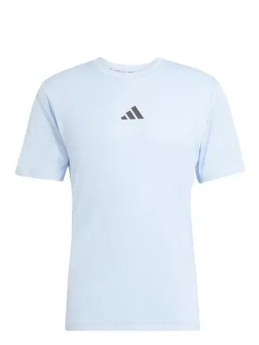 Adidas Primelift 3stripes Tee Shirt - Glow Blue
