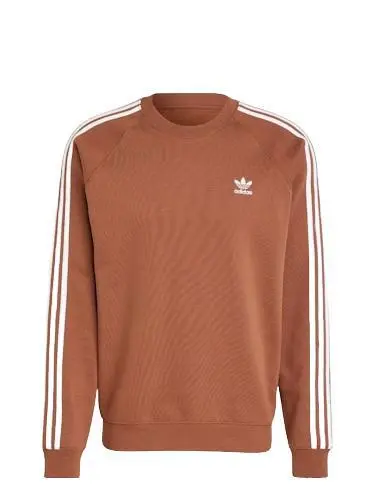 Adidas Adicolor Classics 3-stripes Crewneck Sweatshirt - Preloved Brown
