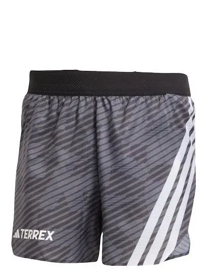 Adidas Terrex Techrock Allover Print Shorts - Black