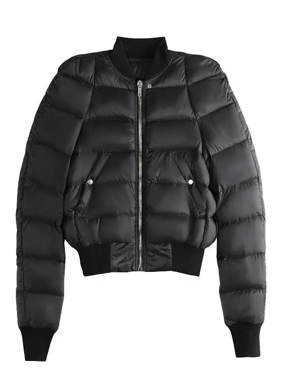Rick Owens Duvet Flight Jacket - Black