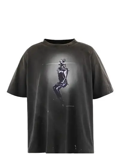 SAINT MXXXXXX Sorayama Mask T-shirt - Black