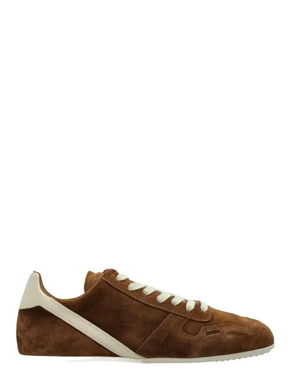 Rick Owens Concordians Minimal Sneakers - Chestnut/milk