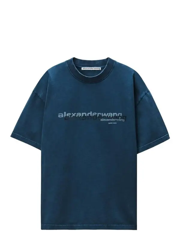 Alexander Wang Short Sleeve T-shirt - Washed Navy Blue