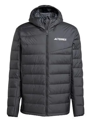 Adidas Terrex Light Down Climawarm Hooded Jacket - Black