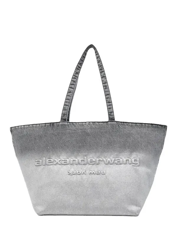 Alexander Wang Punch Tote Bag - Light Grey Aged/silver
