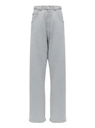 MAISON MARGIELA Logo Pants - Grey Melange