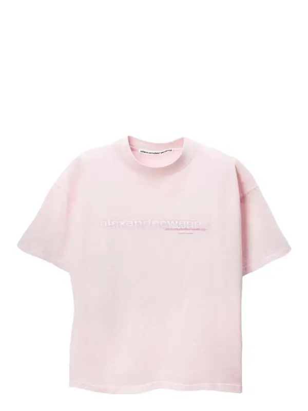 Alexander Wang Shrunken T-shirt - Light Pink