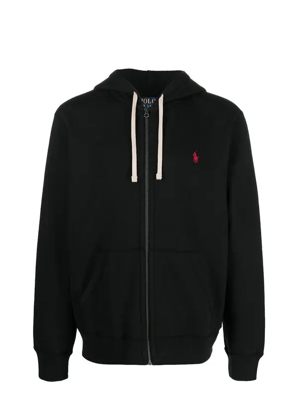 Polo Ralph Lauren Fleece Full-zip Hoodie - Black