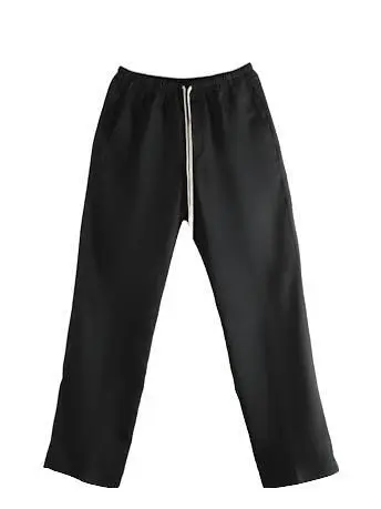 Rick Owens Dietrich Drawstring Pants - Black