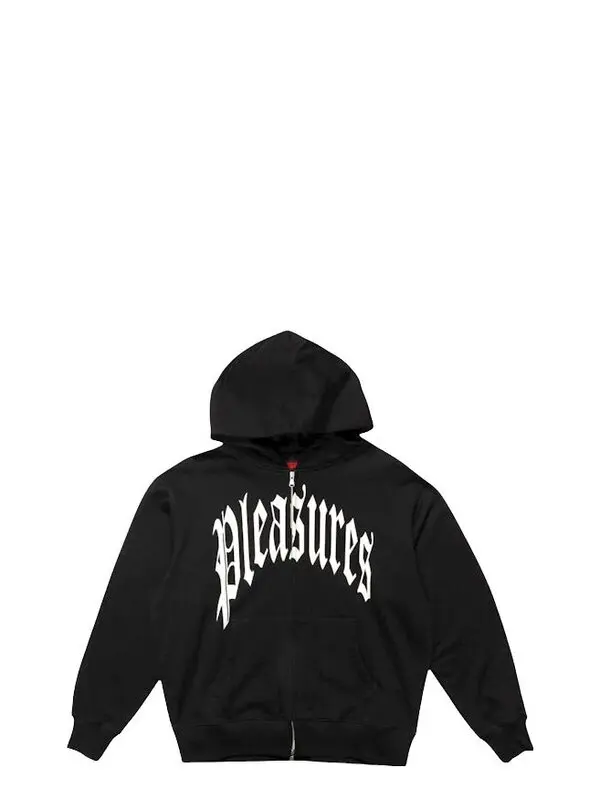 PLEASURES Twitch Zip Hoodie - Black