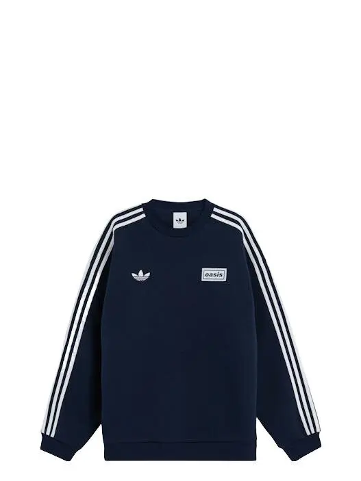 Adidas Oversized Crewneck Sweatshirt - Night Indigo