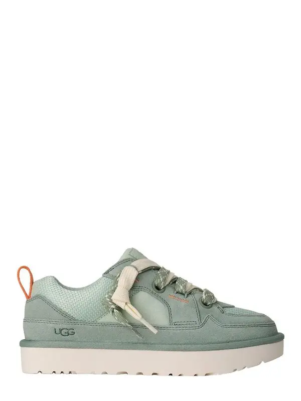 UGG Lowmel Lo Lace Up Sneakers - Artichoke