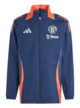 Adidas Tiro 24 Allweather Jacket - Manchester United Night Indigo Bright Red
