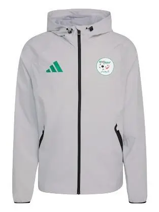 Adidas Algeria Tiro Tech Windbreaker Jacket - Team Light Grey
