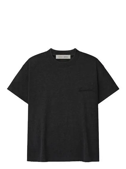 Fear Of God Essentials Embroidered Classic Fit T-shirt - Vintage Black